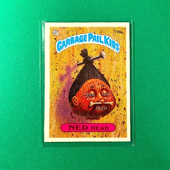 Topps | Other | 986 Topps Garbage Pail Kids 3rd Series Ned Head 119a ...